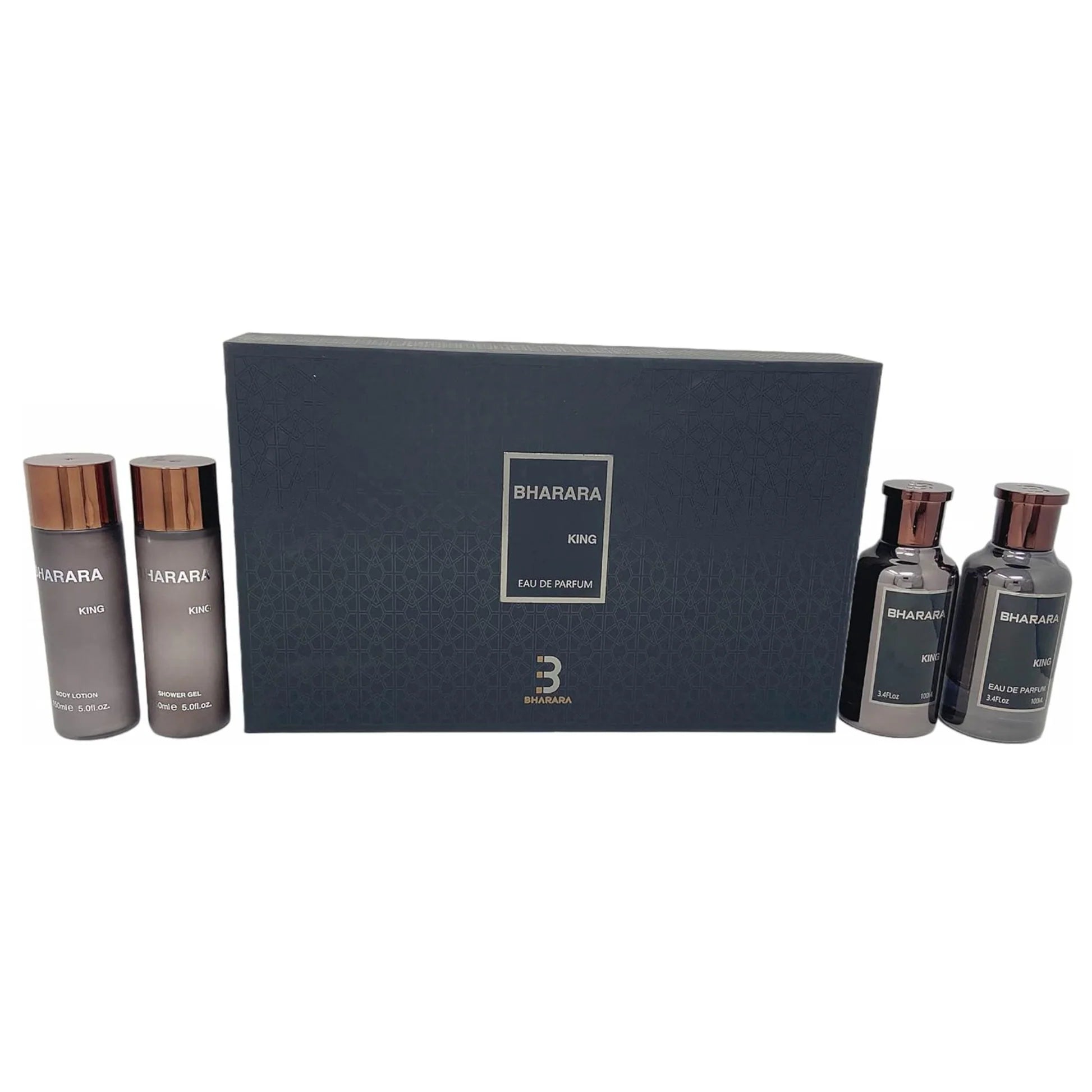 Estuche Bharara King 4pz EDP - Caballero – Stone Fragrances